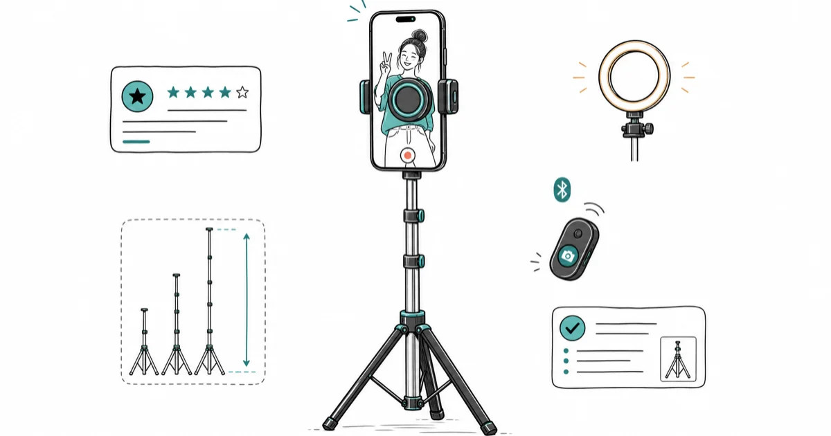 Best Phone Tripod for TikTok in 2026: 4 Vertical-Video Picks | Fone.tips